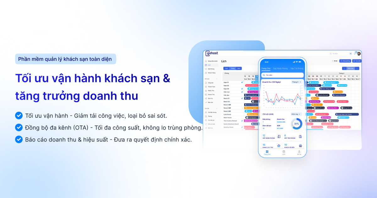 Website đặt phòng trực tiếp | GoHost - Phần mềm quản lý khách sạn toàn ...